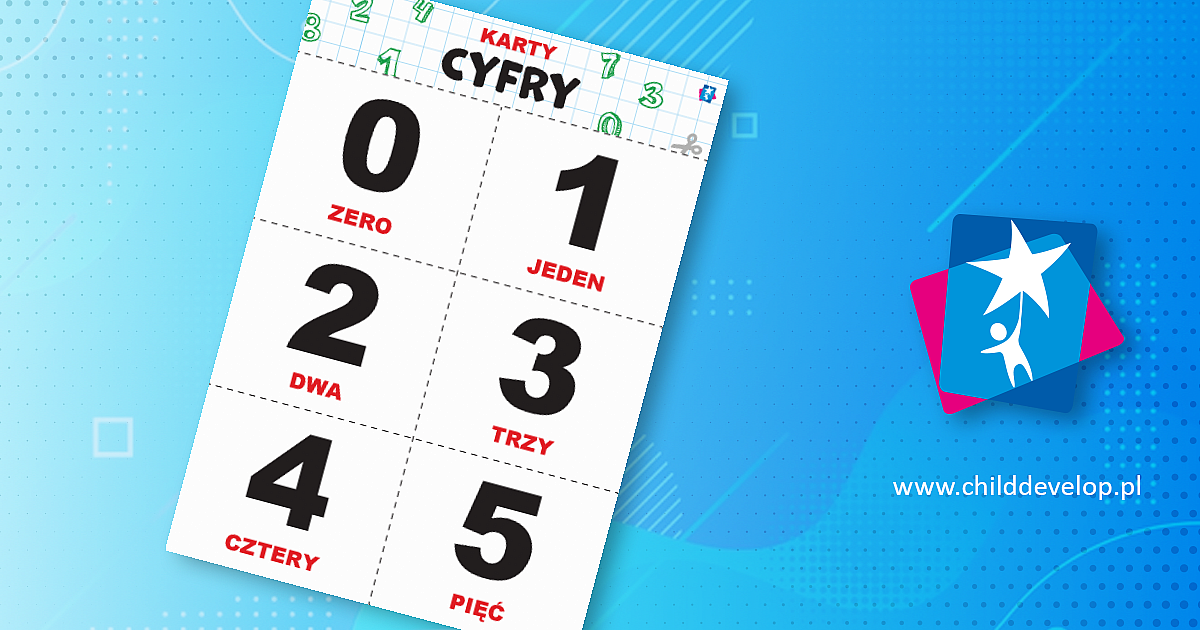 Cyfry – karty metody Domana – do druku karty pracy Cyfra i liczba 9 dla ...
