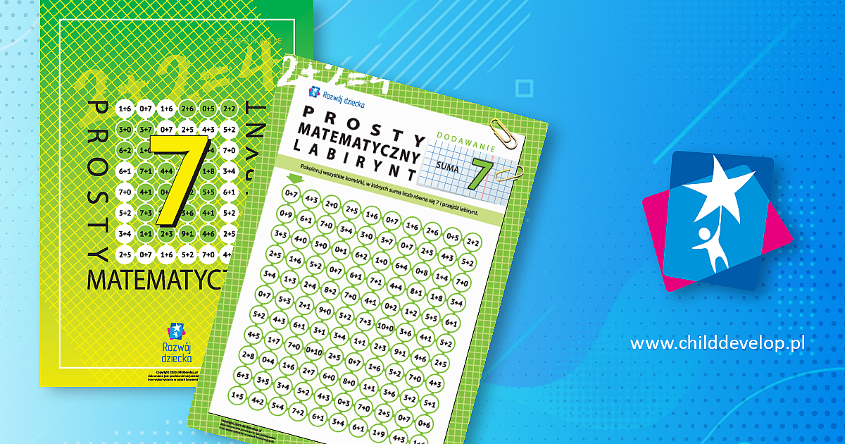 Prosty labirynt matematyczny – do druku karty pracy Labirynty ...