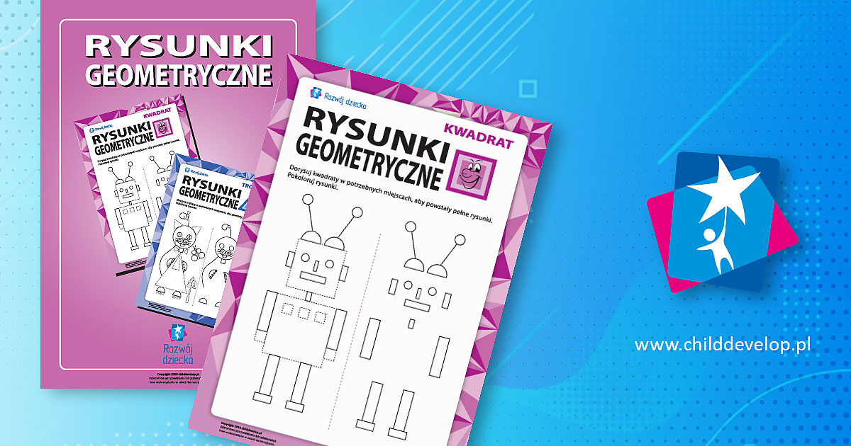 Rysunki geometryczne: rysujemy figury – do druku karty pracy ...