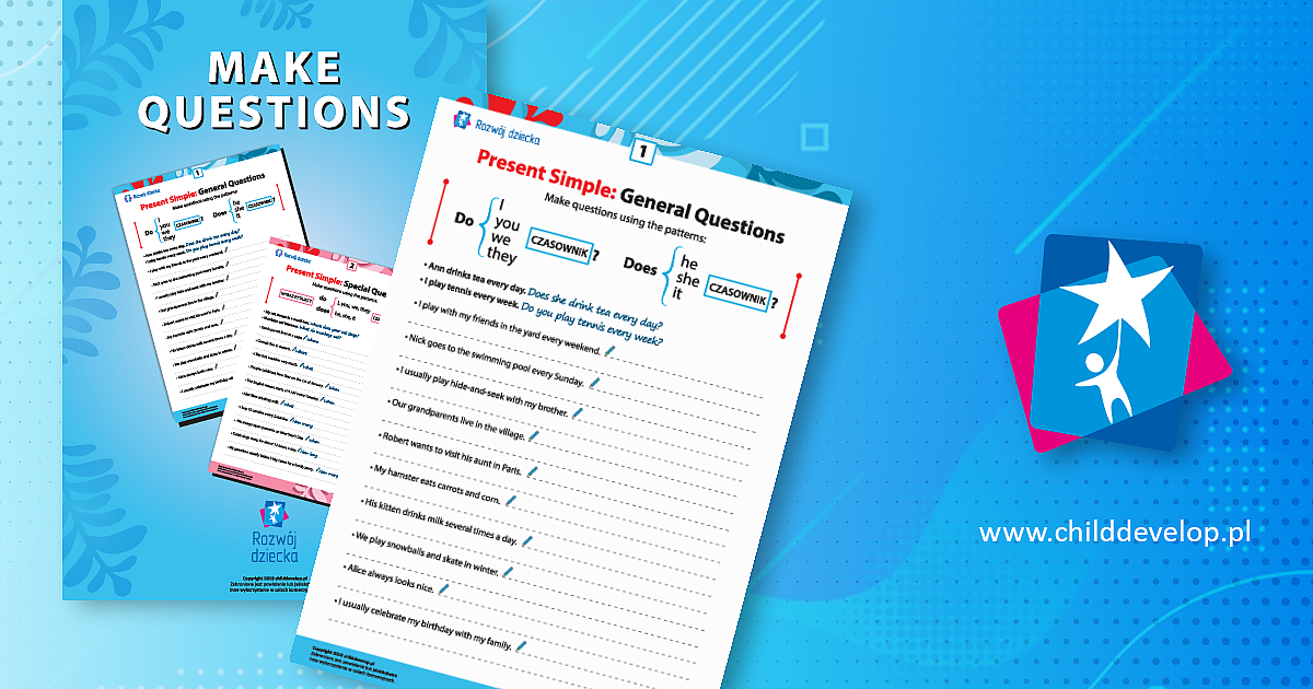 Tworzymy specjalne pytania w Past Simple – do druku karty pracy Past ...