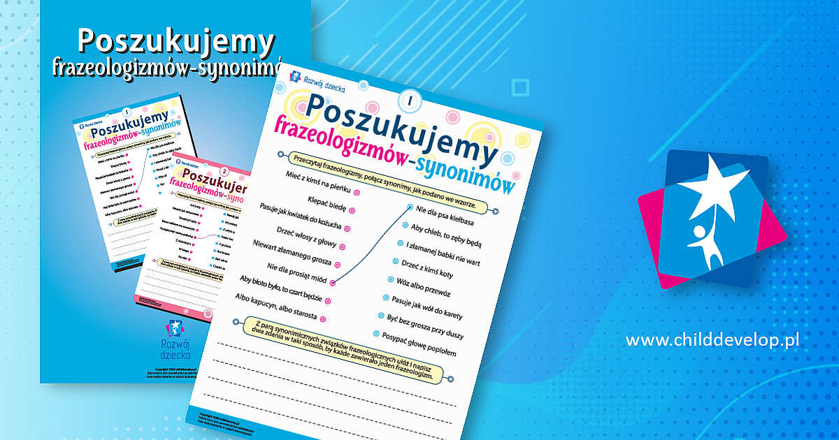 Poszukujemy frazeologizmów-synonimów nr 1 (język polski) – do druku ...