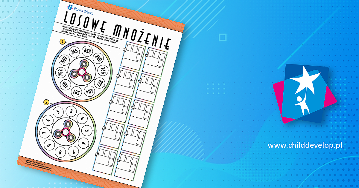 Losowe mnożenie: obliczamy zadania – do druku karty pracy Mnożenie ...